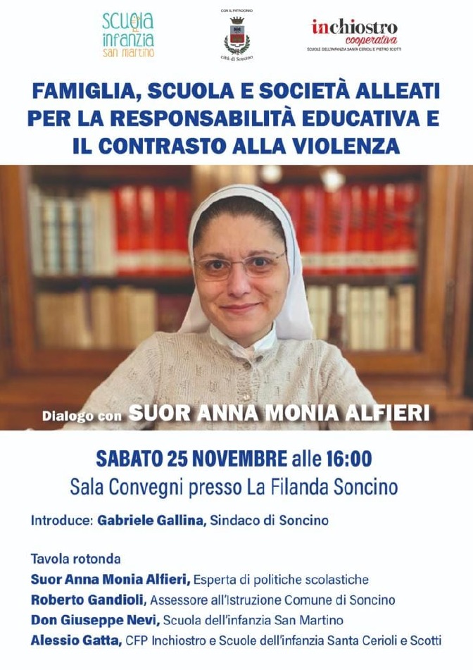 Crema News - Soncino - La relazione di suor Anna